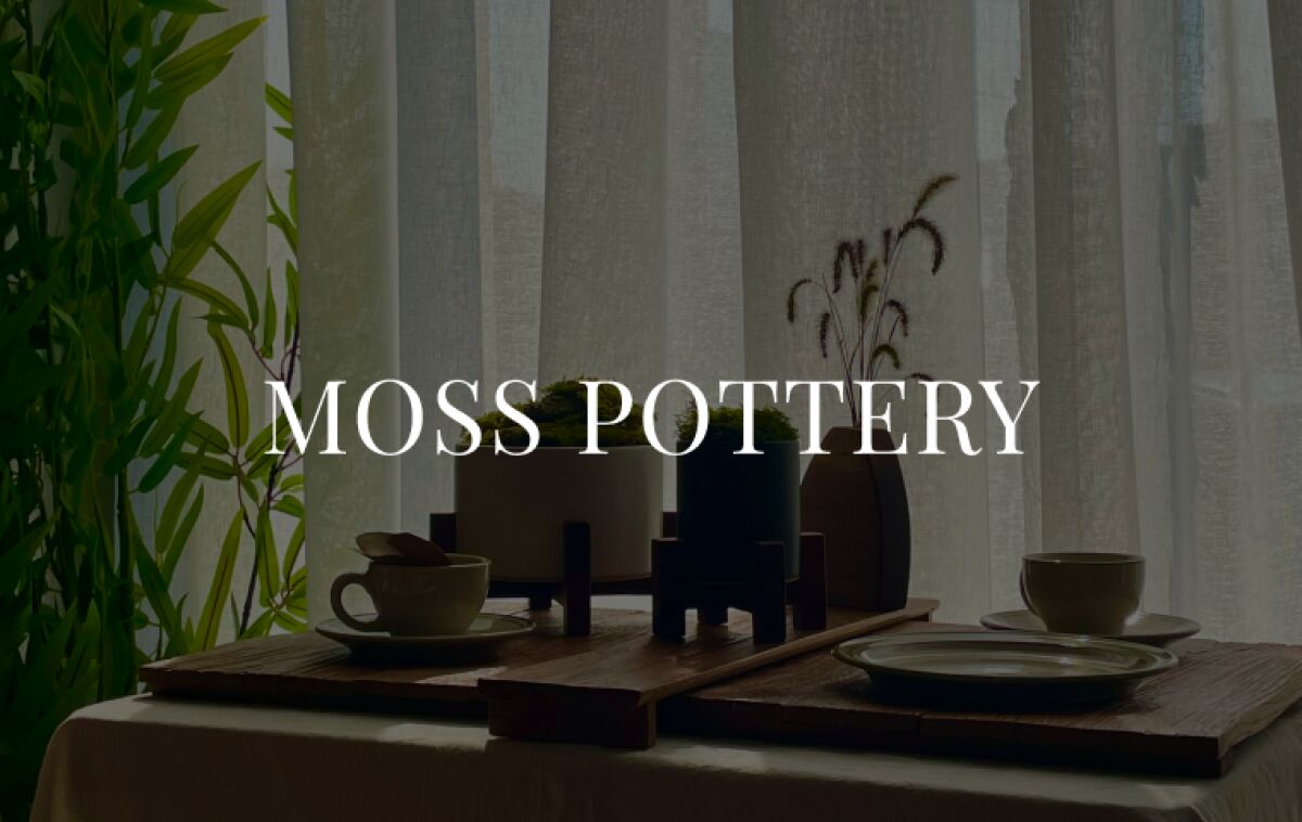 공기정화식물 이끼로 만든 친환경청정기 모스포테리(MOSS POTTERY)